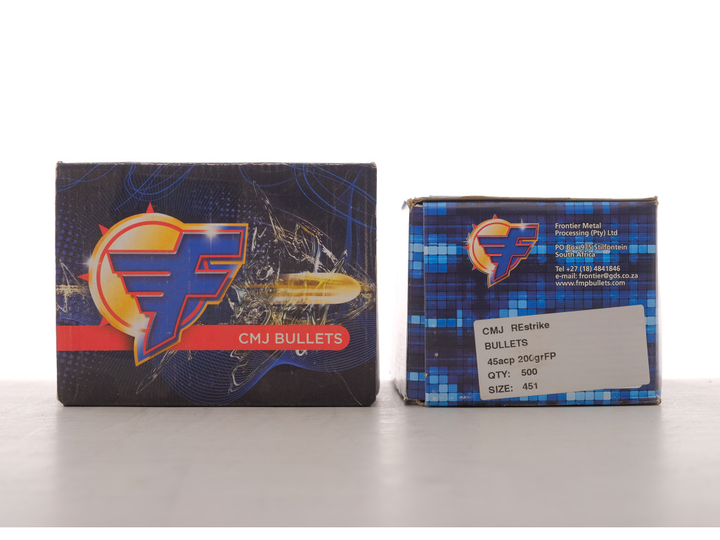 Frontier .45 ACP, 200 gr, FP CMJ's, Bullets [500]